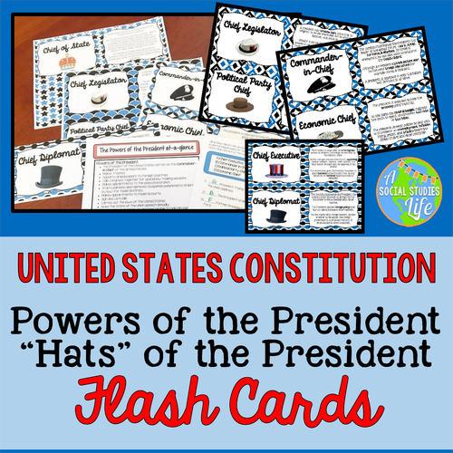 Executive Branch FLASH CARDS | Teaching Resources