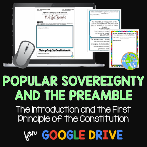 Constitution - Preamble and Popular Sovereignty | Teaching Resources