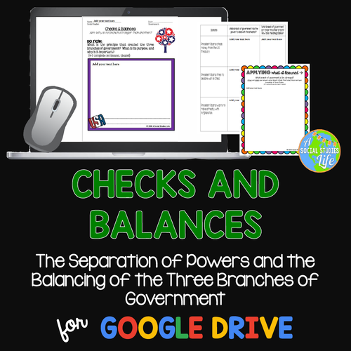 Constitution - Checks and Balances | Teaching Resources