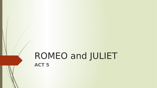 English GCSE - Romeo & Juliet - Part A Question and preparation ...