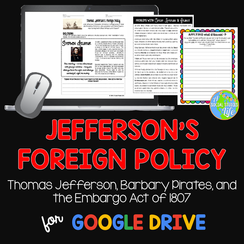 Thomas Jefferson, Barbary Pirates, and the Embargo Act of 1807 ...