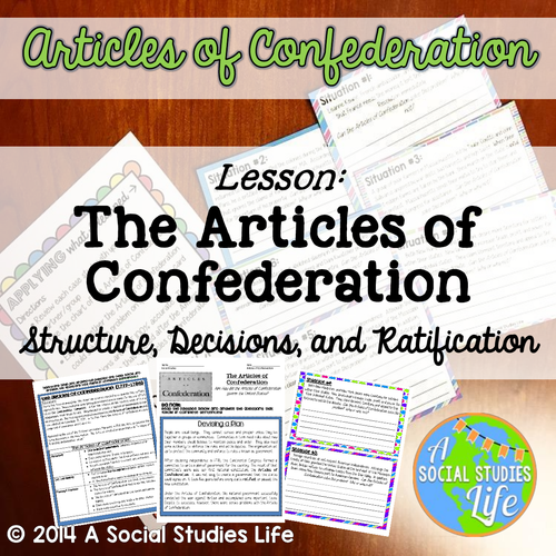 Articles of Confederation | Teaching Resources