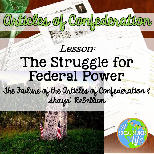 Articles of Confederation Shays' Rebellion | Teaching Resources