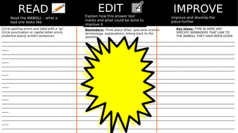 WABOLL - edit & improve model answers | Teaching Resources