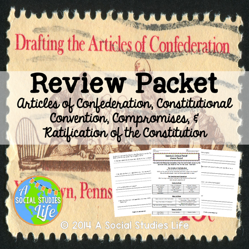Articles of Confederation Review Packet | Teaching Resources