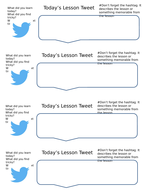 Twitter & Snapchat Plenary - AfL | Teaching Resources