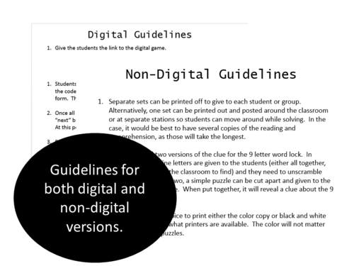 Digital/ Non-Digital Veterans Day Escape Room with Informational Text ...