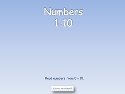 Year 1 Maths Reading and Writing numbers lesson, activity and display ...