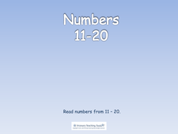 Year 1 Maths Reading and Writing numbers lesson, activity and display ...