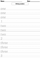 Year 1 Maths Reading and Writing numbers lesson, activity and display ...