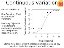 Continuous & discontinuous variation | Teaching Resources