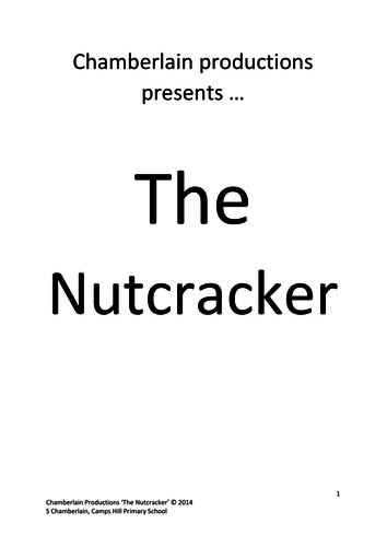 "The Nutcracker" KS2 Production (script) | Teaching Resources