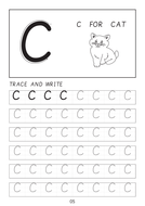 Set of cursive letter A-a to Z-z dot to dot worksheets with pictures ...
