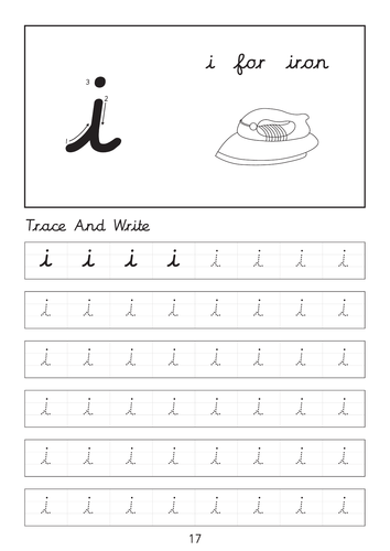 Set of cursive small letters a-a to z-z dot to dot worksheets with ...