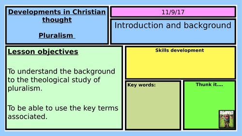 NEW OCR RELIGIOUS STUDIES 2016 - A LEVEL - DCT PLURALISM: EXCLUSIVISM ...