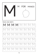 Set of simple capital letters A to Z dot to dot worksheets sheets with ...