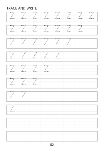 Set of simple capital letters A-A to Z-Z dot to dot worksheets with ...
