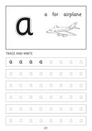 Set of simple small letters a to z dot to dot worksheets sheets with ...