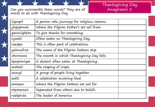 Thanksgiving Day Puzzle Pack | Teaching Resources
