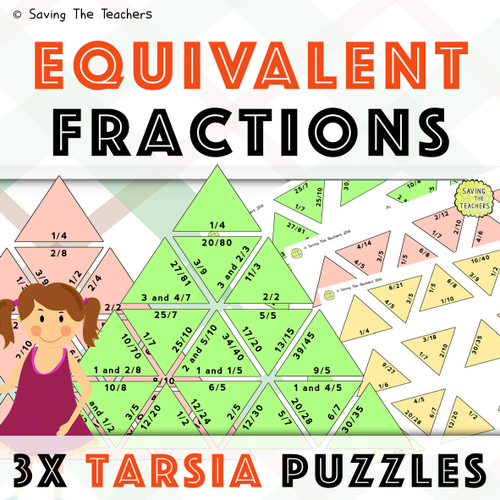 Equivalent Fractions Tarsia Puzzles | Teaching Resources Equivalent Fractions Tarsia Puzzles | Teaching Resources