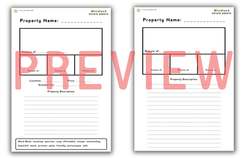 Persuasive Writing Activity: Estate Agents | Teaching Resources