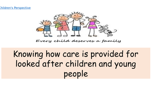 Unit 10 - Caring for Children and Young People | Teaching Resources