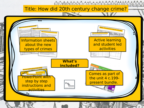 GCSE Crime, punishment and law enforcement through timec.1000-present ...