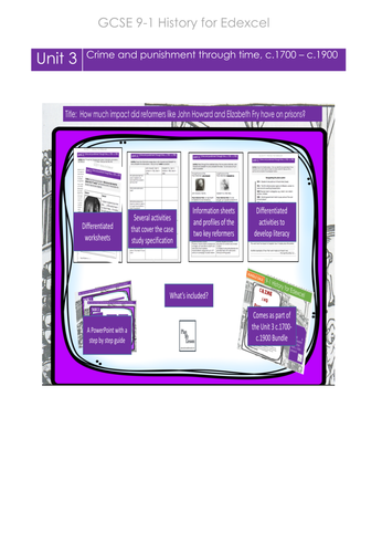 GCSE Crime, punishment and law enforcement through timec.1000-present ...