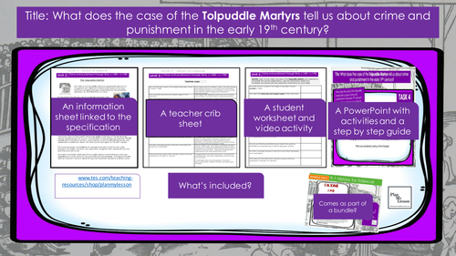 GCSE Crime, punishment and law enforcement through timec.1000-present ...