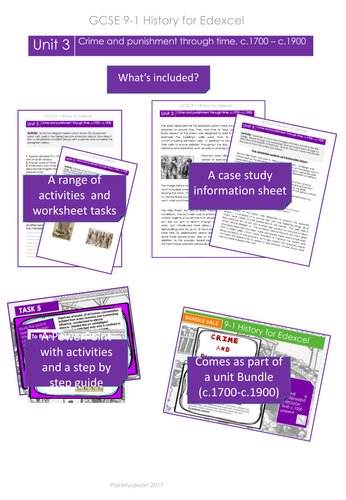 GCSE Crime, punishment and law enforcement through timec.1000-present ...