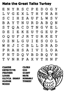 Nate the Great Talks Turkey Word Search by sfy773 | Teaching Resources