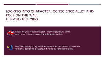 Drama Lesson Bullying, Conscience Alley | Teaching Resources