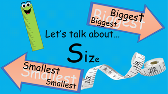 EYFS Size Ordering | Teaching Resources
