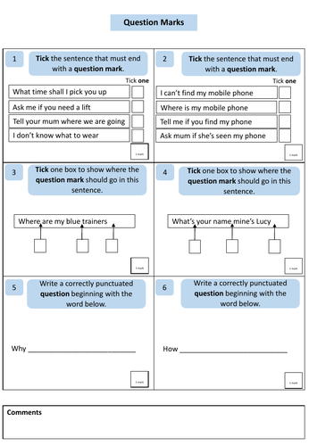 SATS English Revision: Punctuation | Teaching Resources