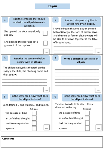 SATS English Revision: Punctuation | Teaching Resources