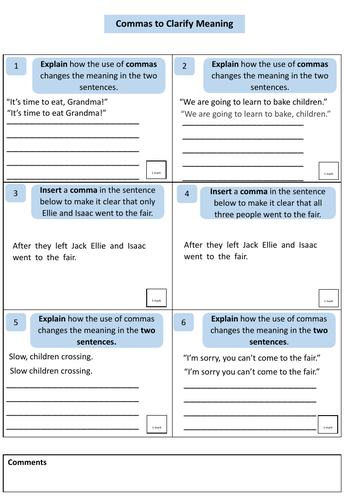 SATS English Revision: Punctuation | Teaching Resources