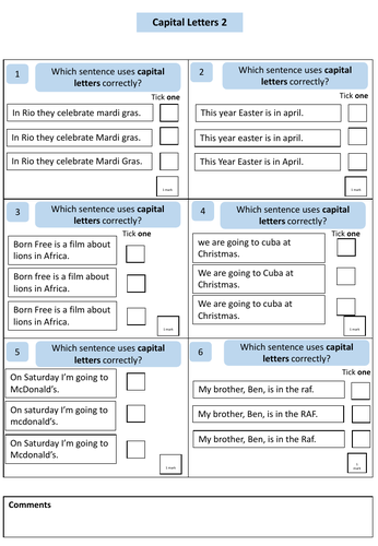 SATS English Revision: Punctuation | Teaching Resources