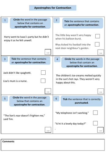 SATS English Revision: Punctuation | Teaching Resources