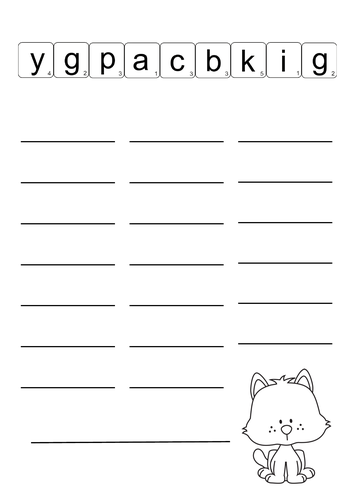 Word Jumble - Pack A | Teaching Resources