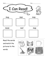 Phonics Phase 2 Letters and Sounds Letter "m". "I can read" | Teaching ...