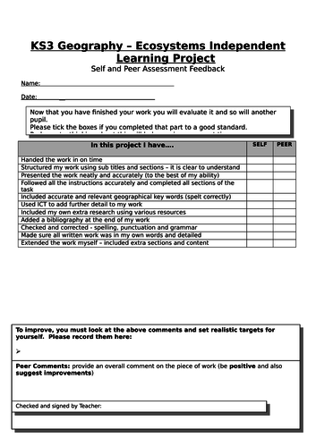 Ecosystems Unit of Work | Teaching Resources
