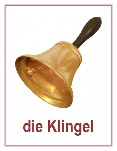 Schulsachen (School Supplies in German) Posters | Teaching Resources