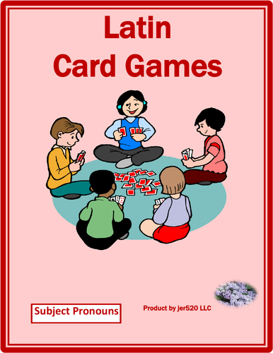 Subject Pronouns in Latin Card Games | Teaching Resources