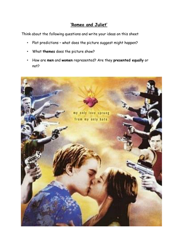 Shakespeare's 'Romeo and Juliet' - Act 1 | Teaching Resources