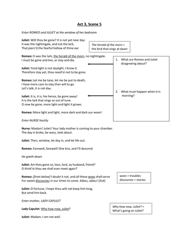 Shakespeare's 'Romeo and Juliet' - Act 3 | Teaching Resources