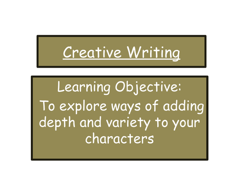 Creative Writing Resources | Teaching Resources