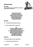CLASSIC POEM PIED PIPER OF HAMELIN COMPREHENSION. ANSWER KEY AND SLIDES ...