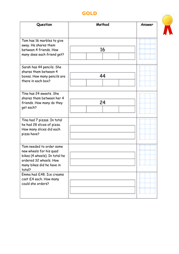 White Rose Maths hub Year 3 block 3 week 2 | Teaching Resources