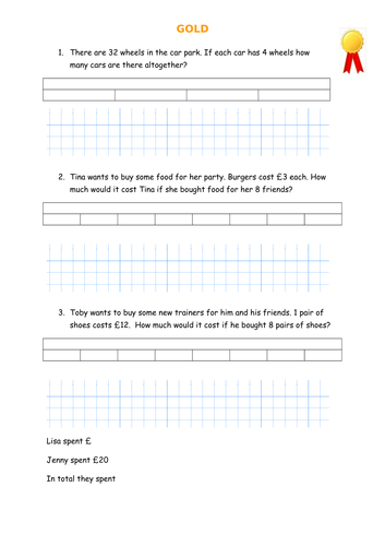 White Rose Maths hub Year 3 block 3 week 2 | Teaching Resources