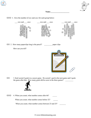1st Grade Math Assessment | Teaching Resources